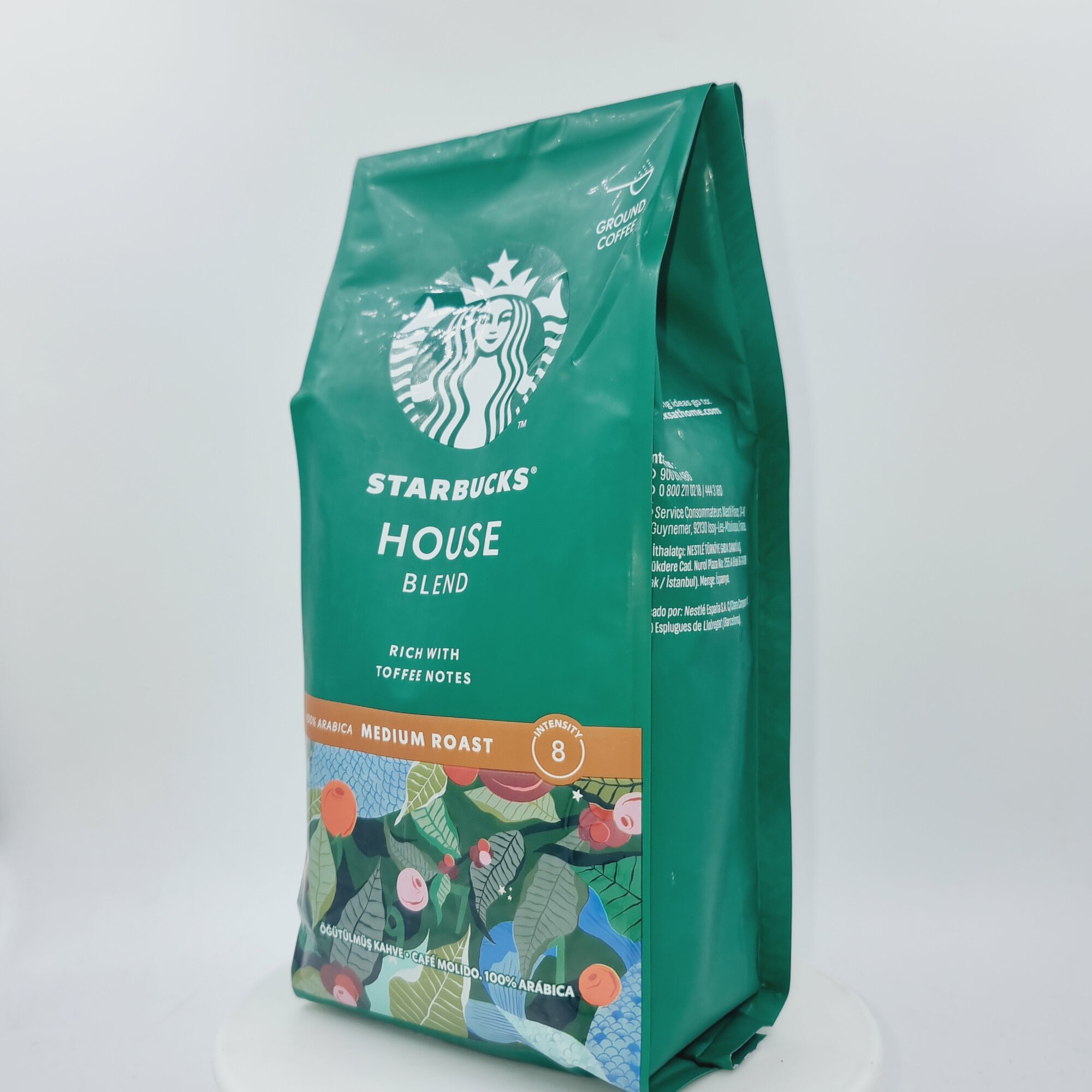 Starbucks HOUSE blend кофе молотый средней обжарки 200 г 07/2026