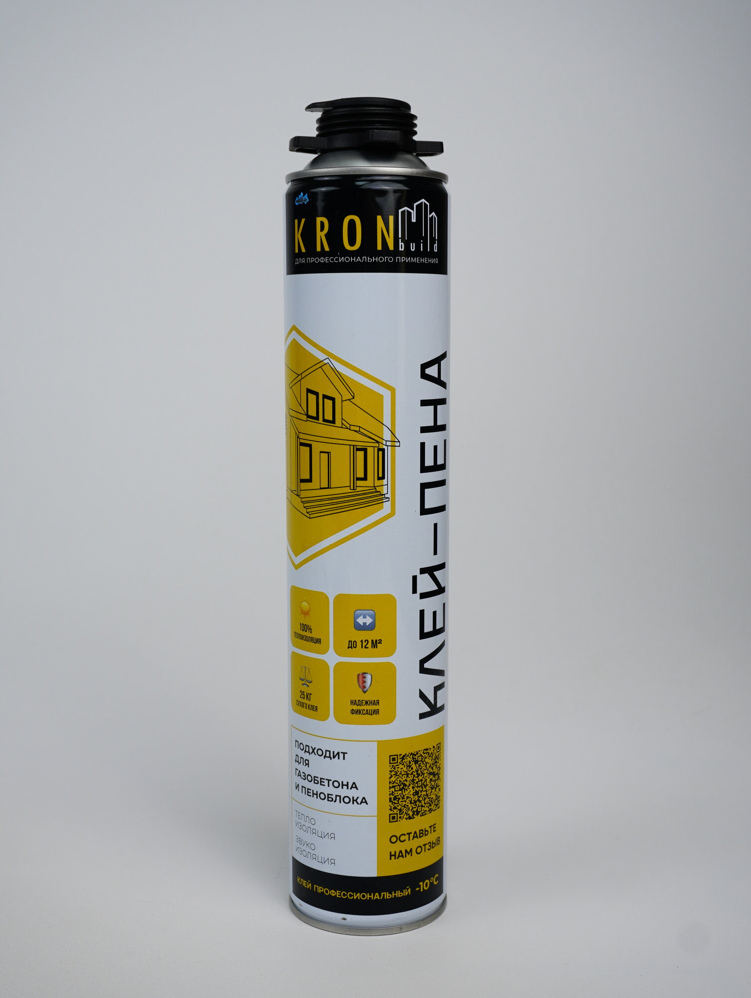 Клей-пена полиуретан 850 мл, 65 KRONbuild, GF800 // 137147