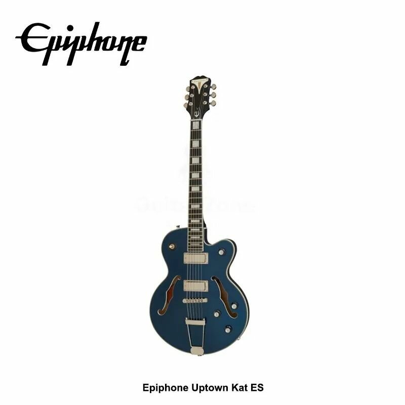 Epiphone Uptown Kat ES Blue / Полуакустические гитары Профессиональная электрогитара