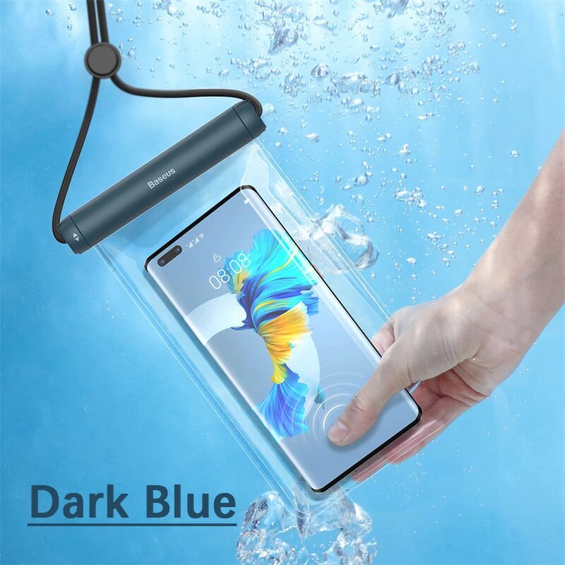 Водонепроницаемый Чехол Baseus IPX8 Для iPhone 13/12, Samsung, Xiaomi, Универсальный Чехол Для Плавания И Дайвинга