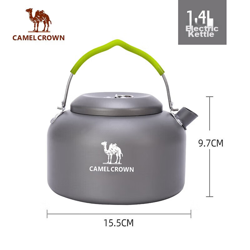 CAMELCROWN Outdoor Camping Cooking Pot, Aluminum Alloy Large Capacity, Compact And Exquisite Camping Cookware, Travel Accessory