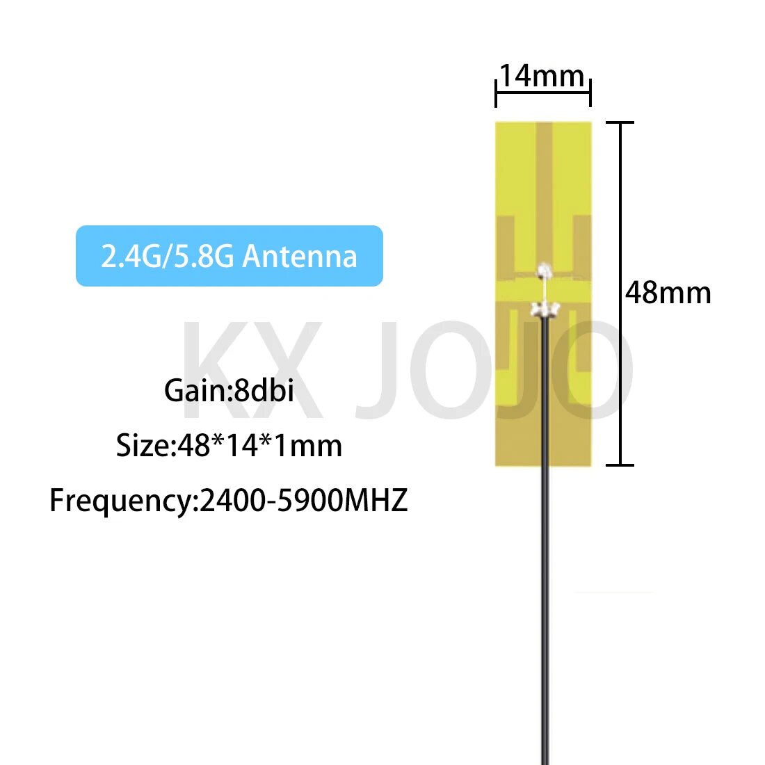 Bluetooth антенна 2.4G/5.8G FPC