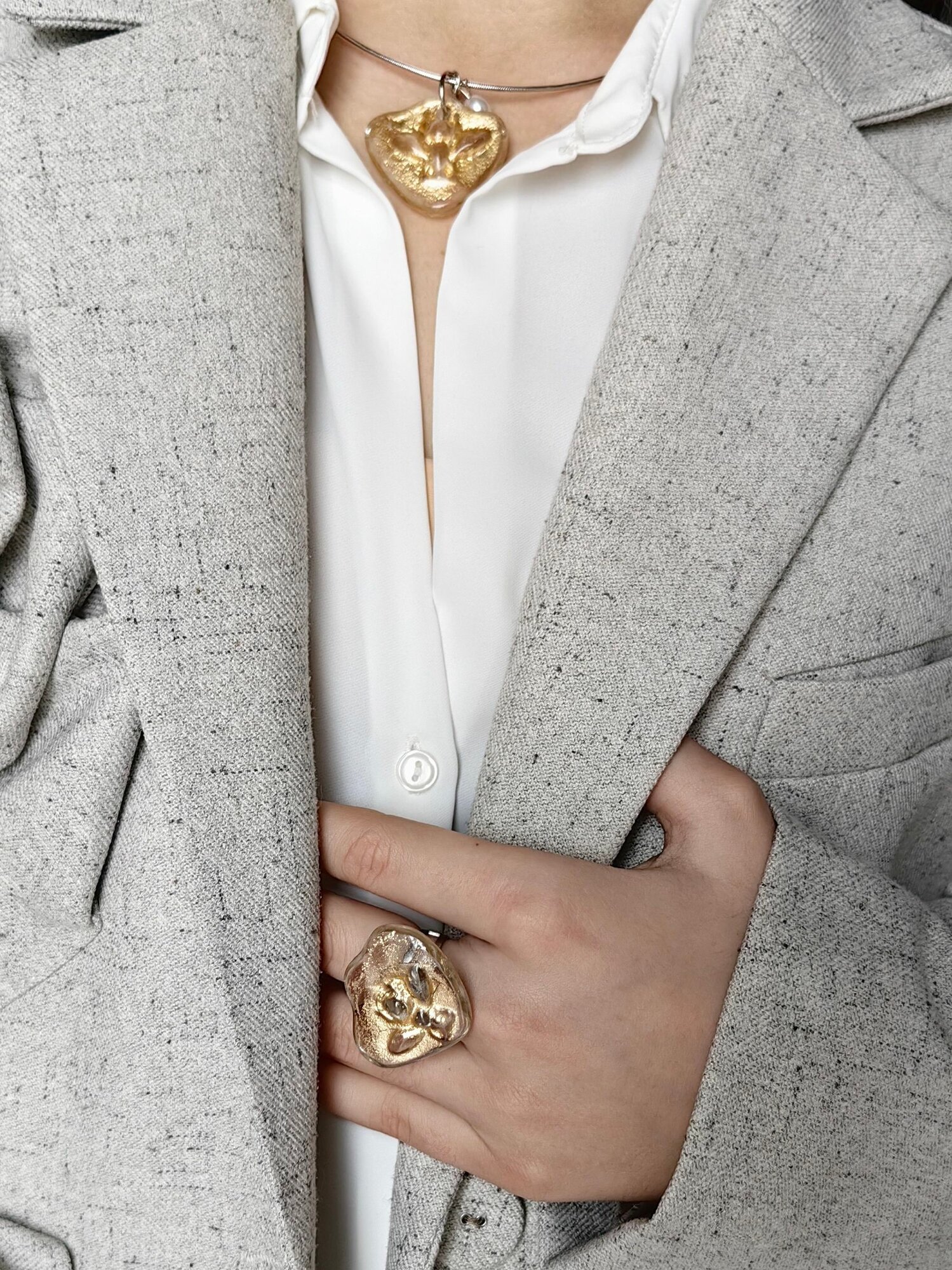 Кольцо, стекло