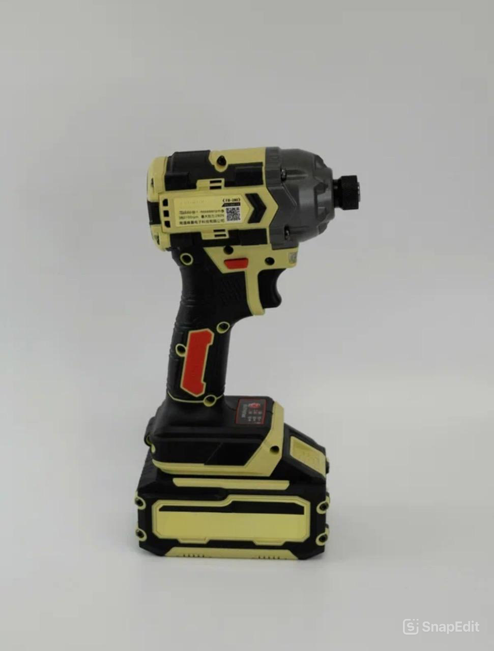 Винтоверт Fen FB-280, бесщеточный двигатель, 2 скорости, черный/желтый, 3.1кг