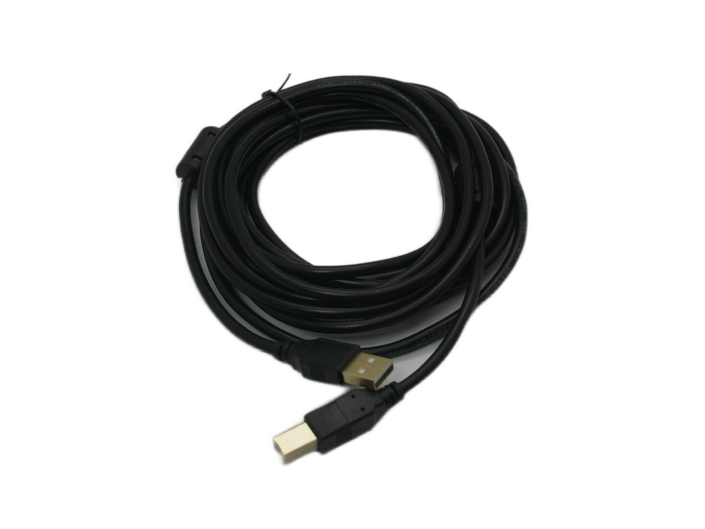 Кабель ExeGate EX-CCF-USB2-AMBM-4.5 USB2.0, AM/BM, 4.5м (EX294748RUS)