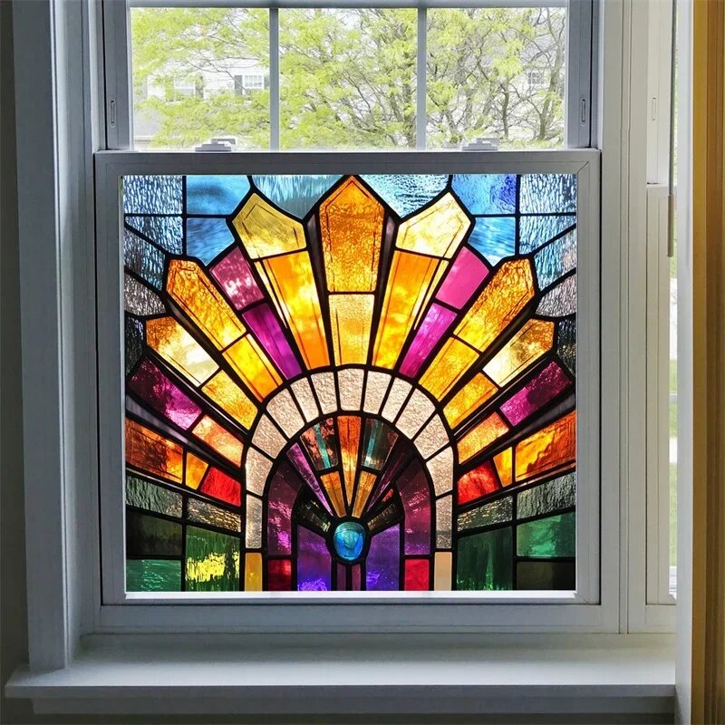 Электростатические наклейки для окон IFANYUO S 50x50cm, BL327