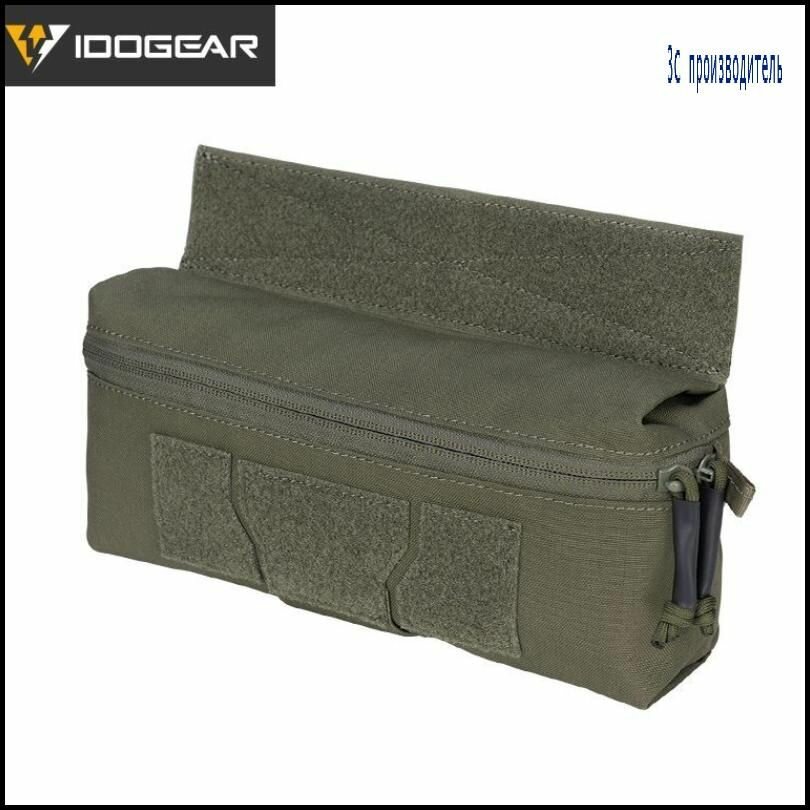 Подсумок IDOGEAR тактический напашный утилитарный Поясная сумка для живота с ферро допингом 3584