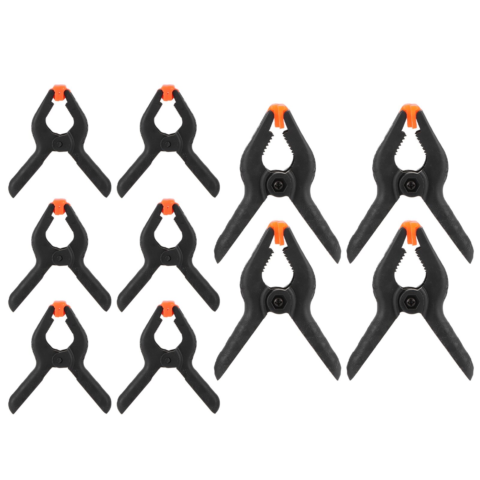 10шт Пружинные Зажимы Набор DIY Деревообрабатывающий Пластиковый Зажим Приспособление Аксессуар Ручной Инструмент