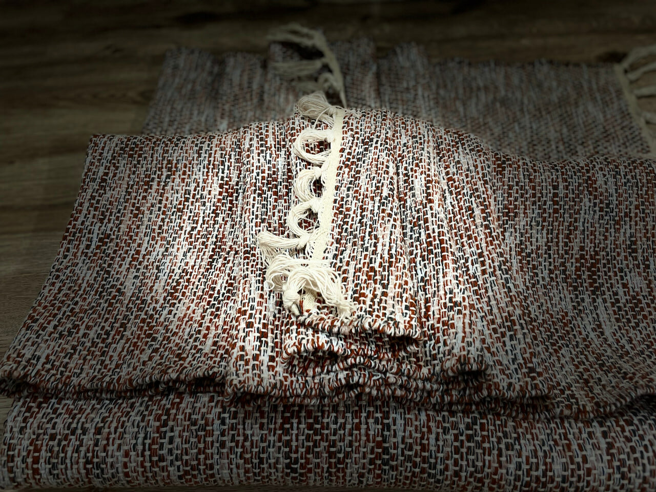 Ковёр "Аладдин" , натуральный хлопок, прикроватный, 1,20х1,80 м цветной