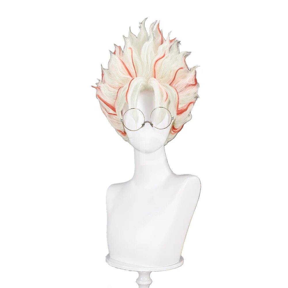 Косплей парик Ayase Momo DOKIDOKI Белый, Okarun Wig, IN STOCK