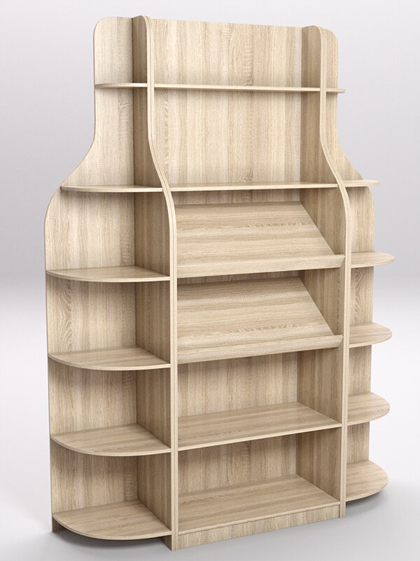 Стеллаж для бутылок №6, Дуб Сонома. Производитель товара - компания Westcom.