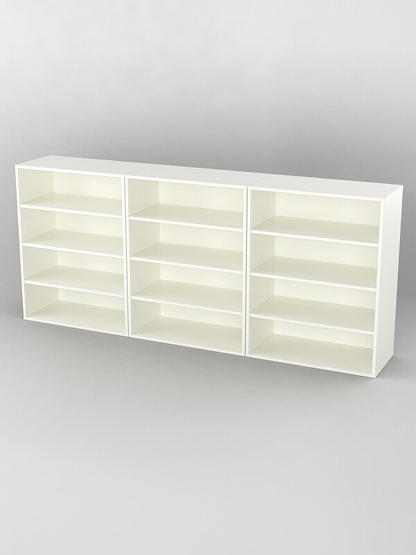 Комплект стеллажей из ДСП для обуви №1 (ДСП 25мм), Белый. Производитель товара - компания Westcom.