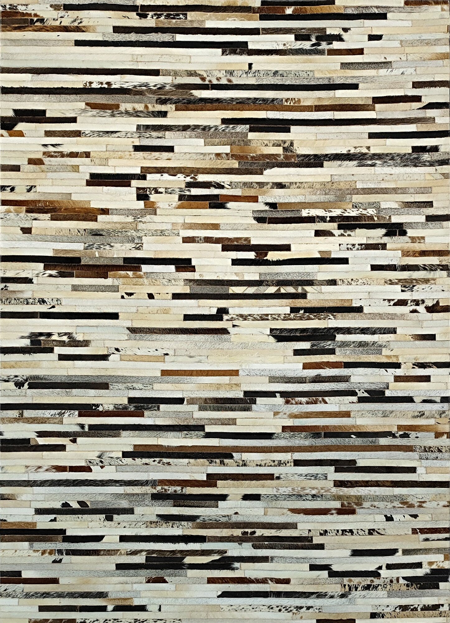 Ковер Ковровый дом Leather Carpet, натуральный, из шкуры, 1,6x2,3 м