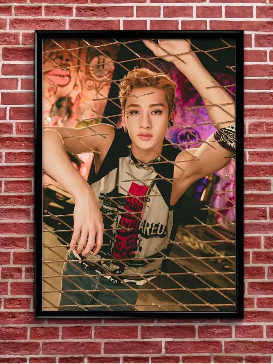 Плакат, Постер Stray Kids, 30*40 см (фотопанно, )