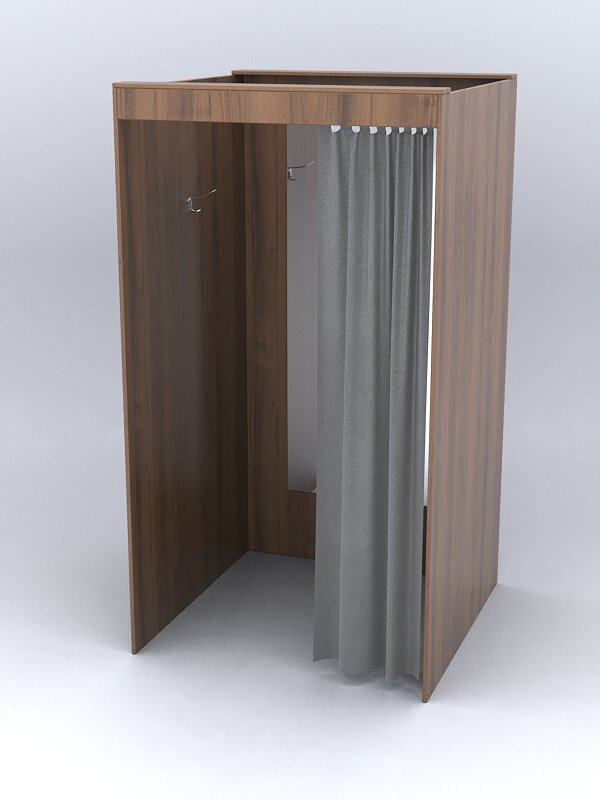 Примерочная №1Б, Орех. Производитель товара - компания Westcom.