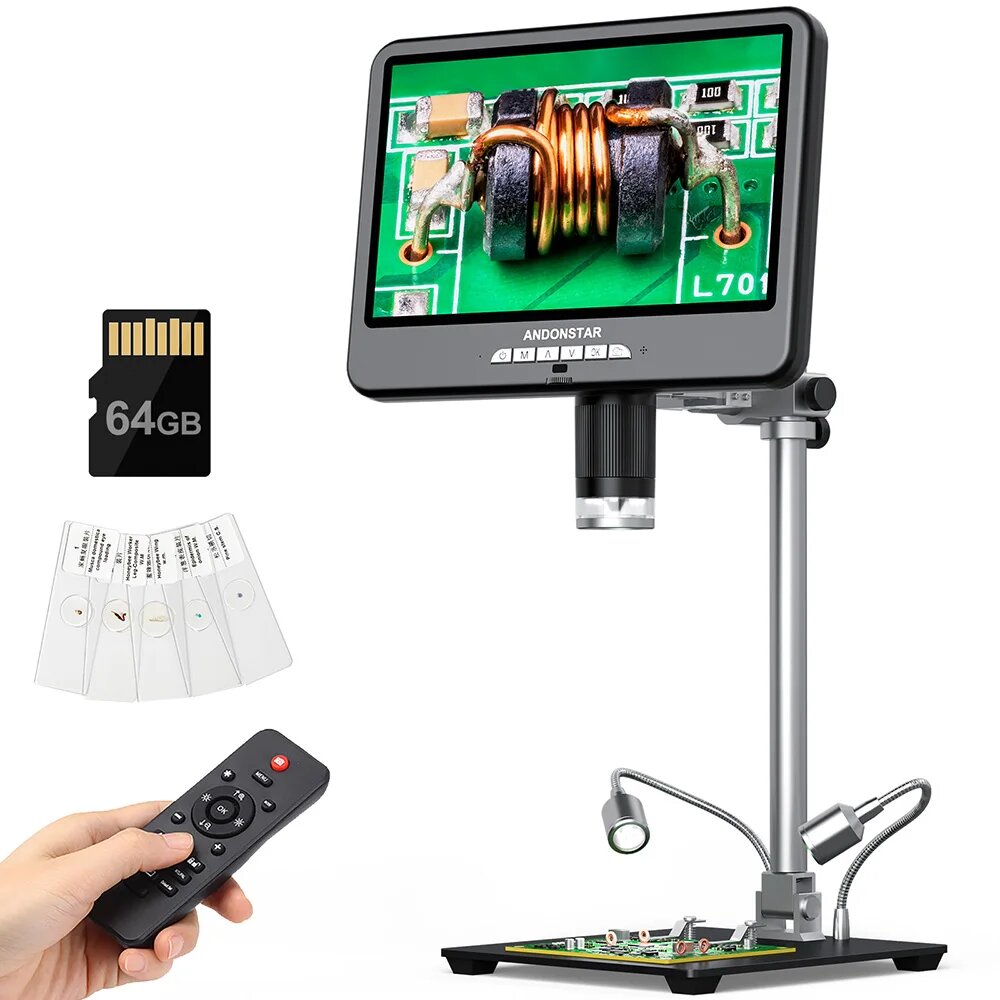Andonstar First 4K HDMI цифровой микроскоп 2000X