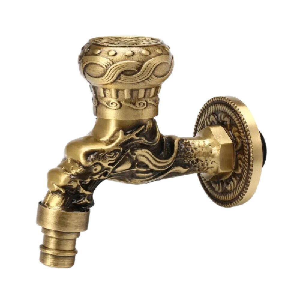 VR322 Кран с носиком (короткий)декор/бронза