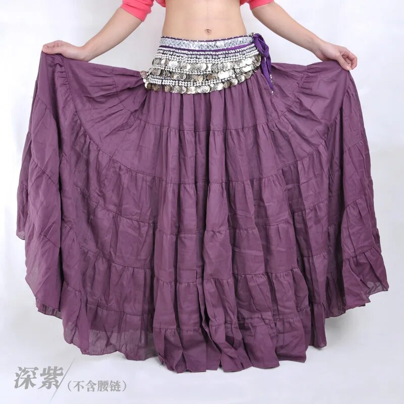 Юбка IDEASKY для танца живота Фиолетовый, Deep Purple