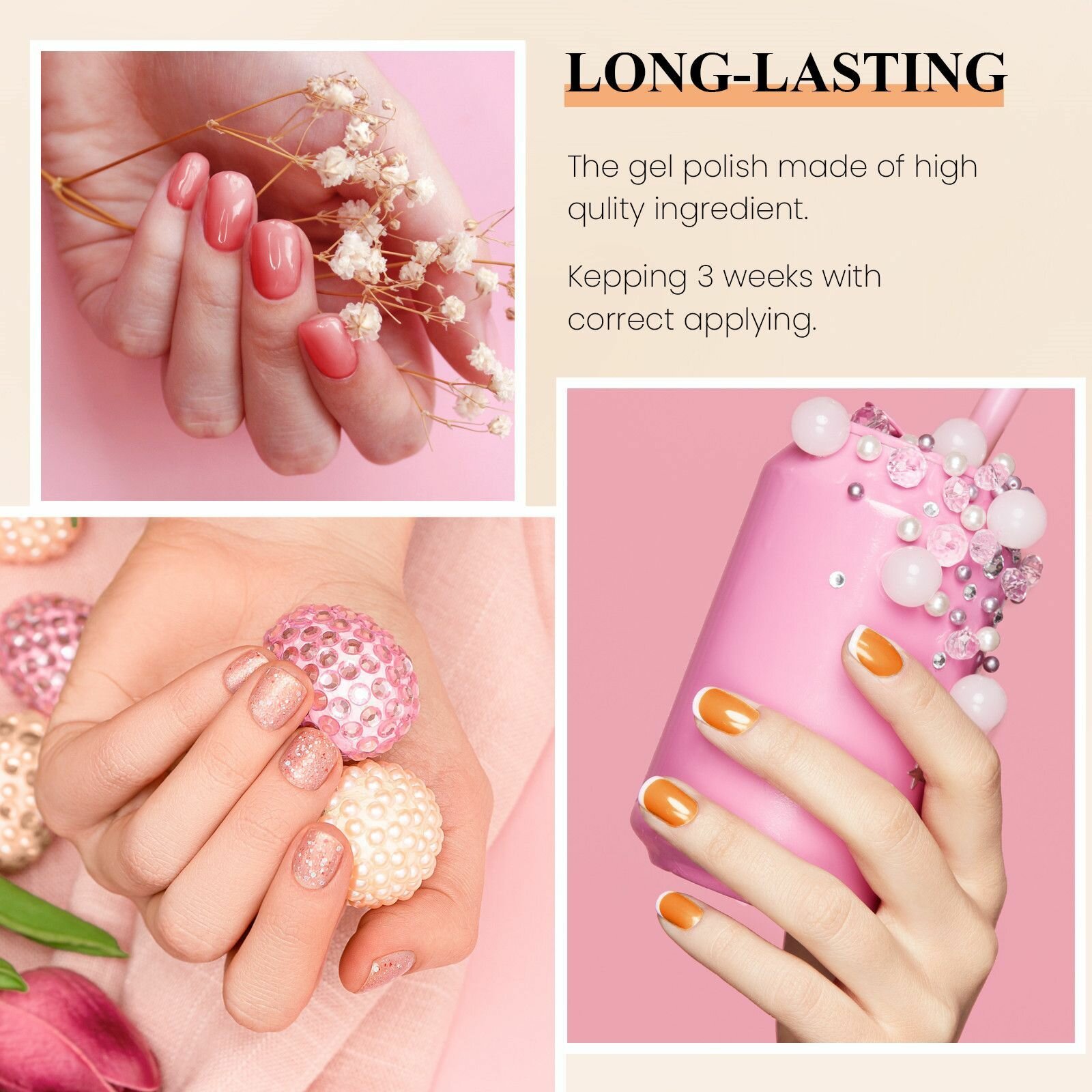 PHOENIXY/38 шт. набор гель-лаков для ногтей УФ-светодиодный набор для замачивания гелей для