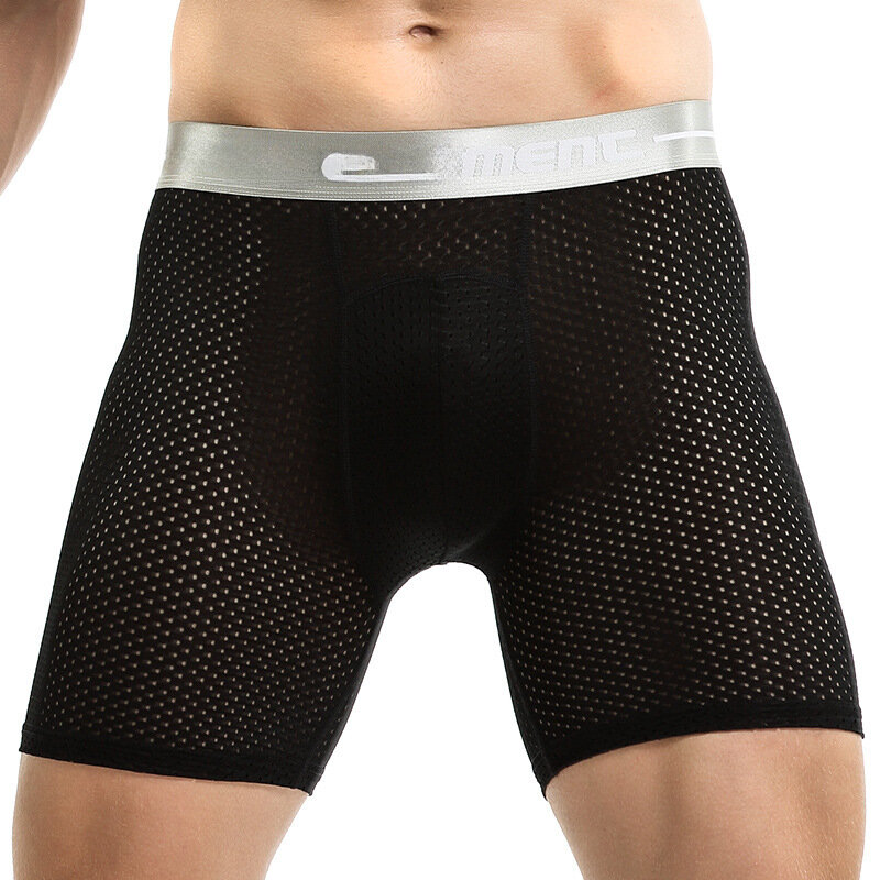 Нижнее белье, мужское, спортивное, износостойкое, черное, XXXXL