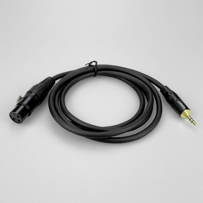 Yeren, Small Three-Core 3.5mm to XLR Cable, Phone And Computer Sound Card Connection to Mixer, Speakers, Amplifier, Male to Female Audio Cable, Microphone Cable, 1.5 Meters, YR-YP04