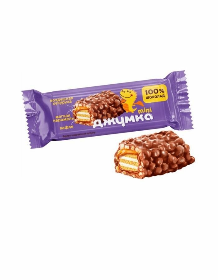 Конфеты "Джумка" с мягкой карамелью и воздушной кукурузой, 1000 грамм, Яшкино
