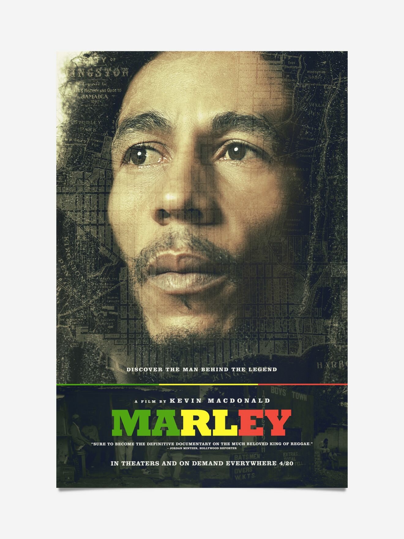 Постер (плакат на стену) Боб Марли - Bob Marley - 40 на 60 см. от Poster4me