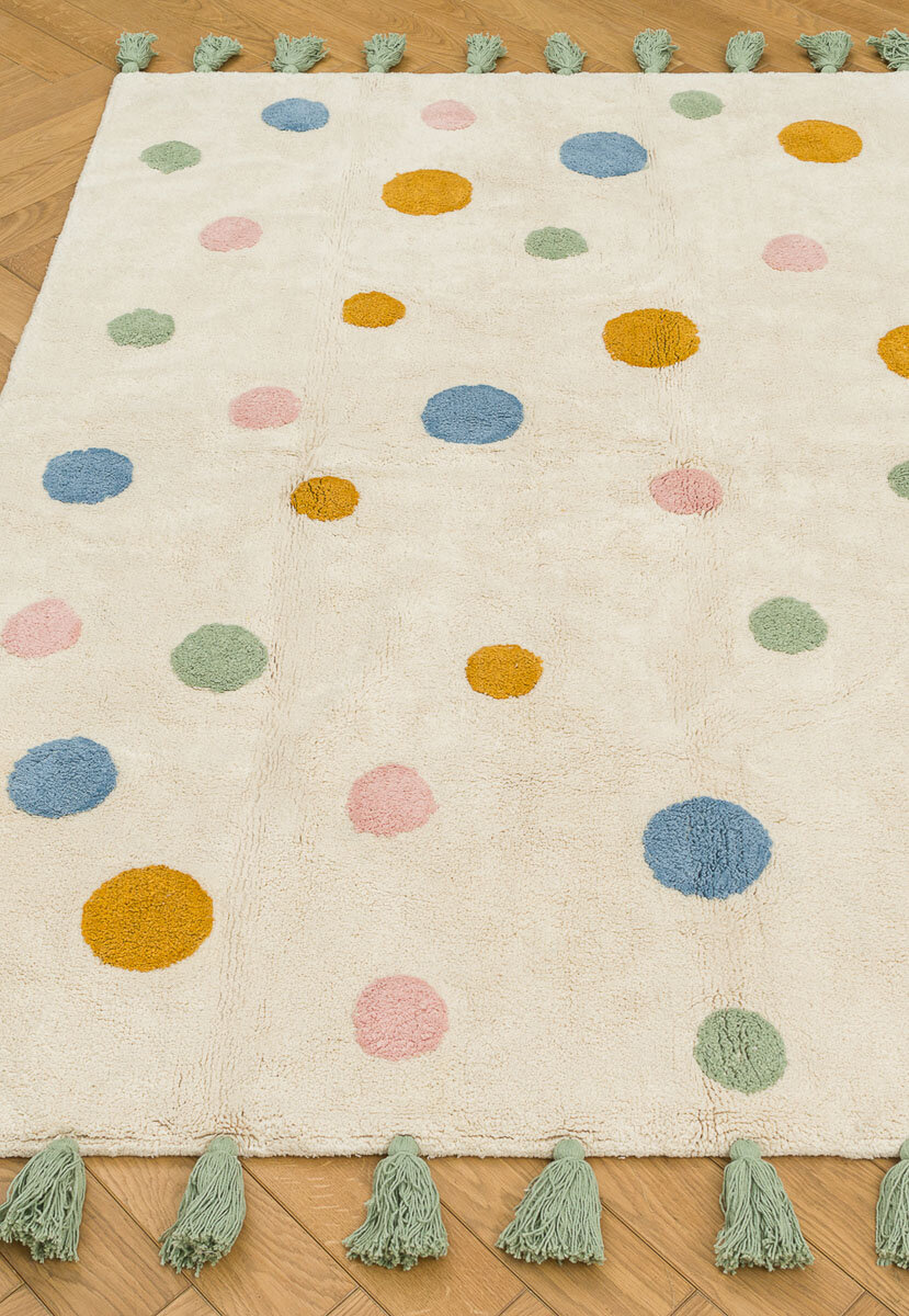 Ковер хлопковый 120*180 см Lillaland Lovely Dots