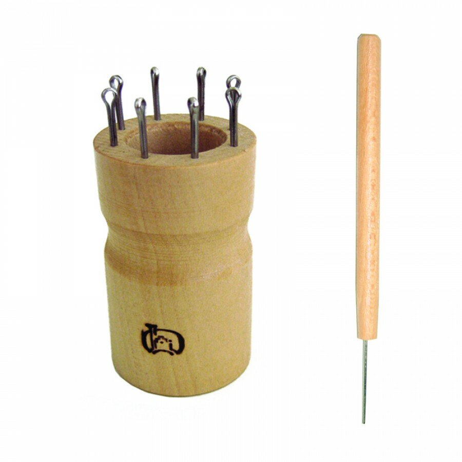 Куколка для вязания шнура на 8 крючков, круглая KLASS and GESSMANN 680-8