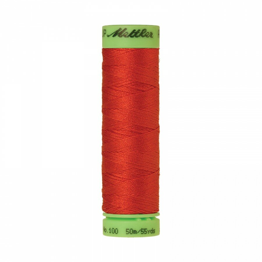 Нить вышивальная AMANDA 100, 50 м 0450 Paprika