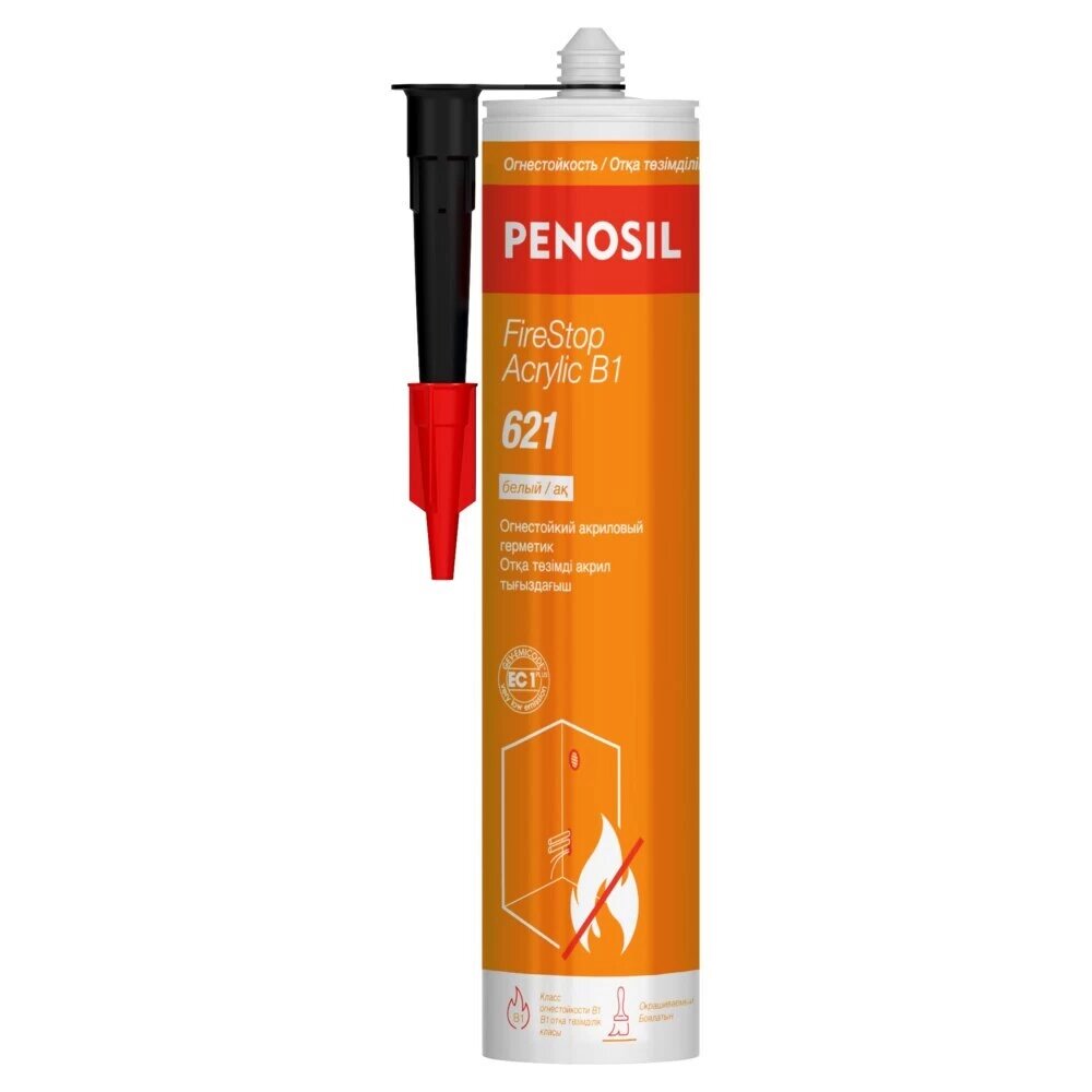 Герметик акриловый огнестойкий Penosil FireStop Acrylic B1 621 белый 280 мл