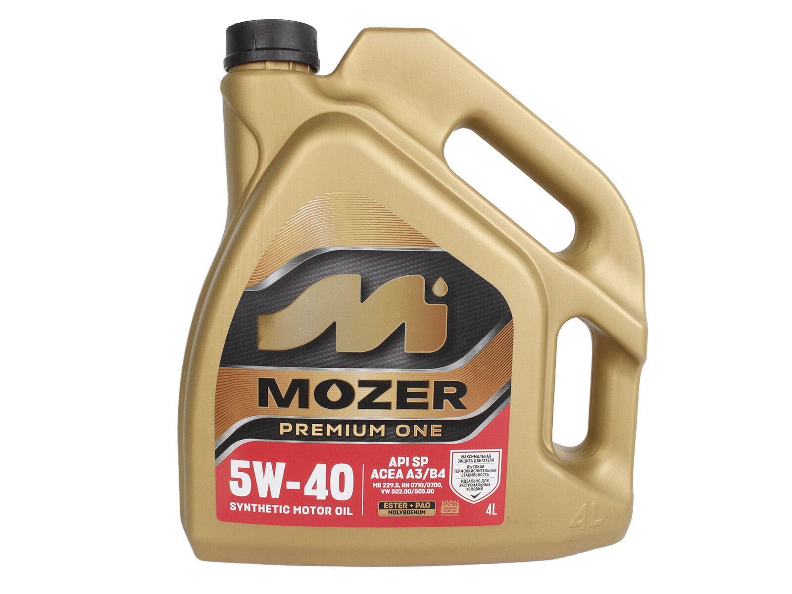 Масло моторное MOZER Premium ONE 5W40 A3/B4 4л