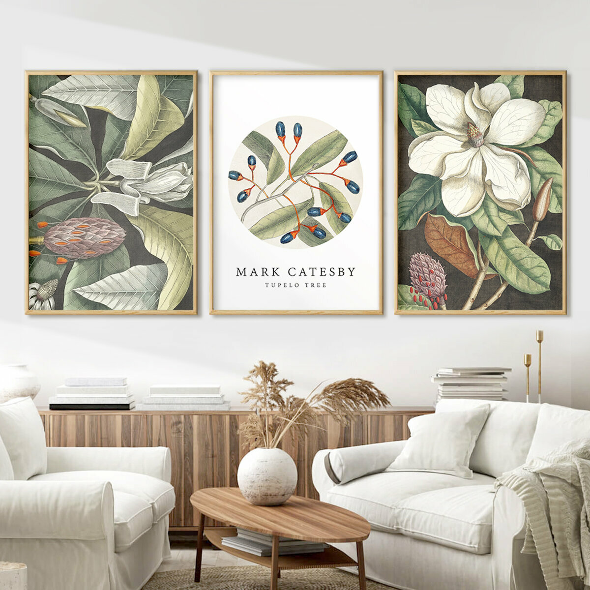 Постер 3 шт 40x50 без рамки "В Балийском стиле" набор картин для интерьера