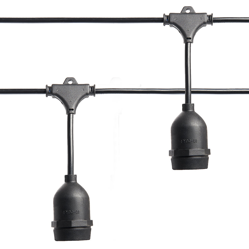 Гирлянда Feron Евро белт-лайт на подвесах CL50-13-1 230V черный IP65 13м 41826