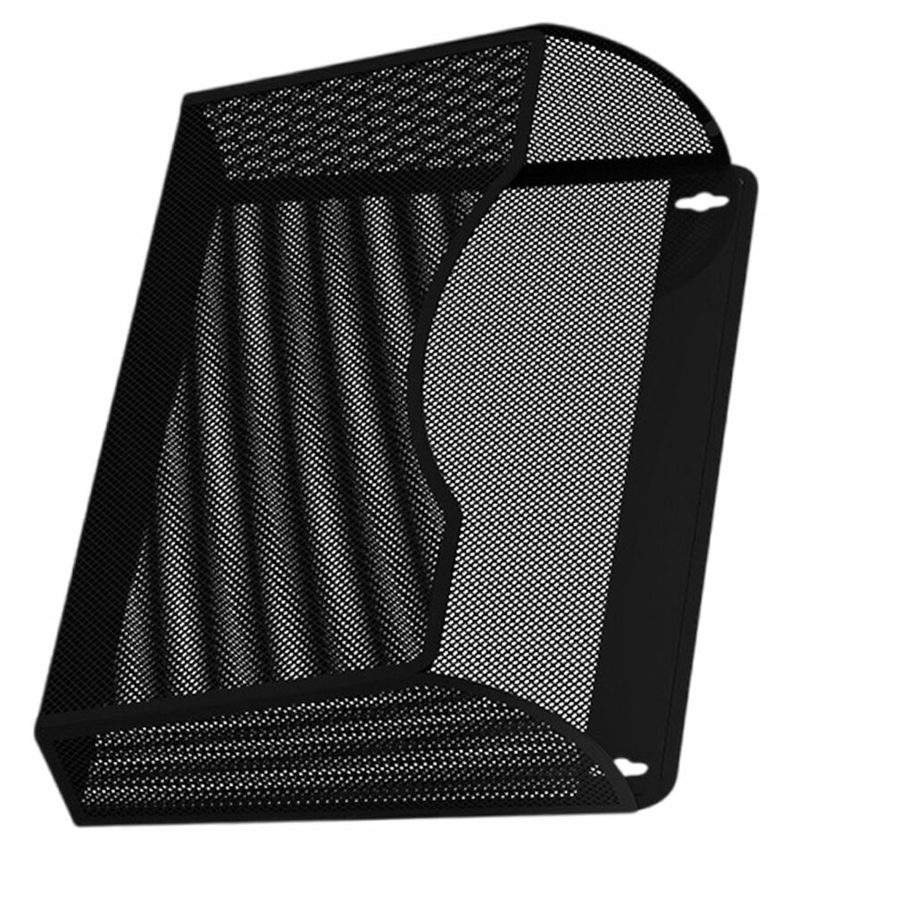 Настенный ящик для хранения папок-черный-большой