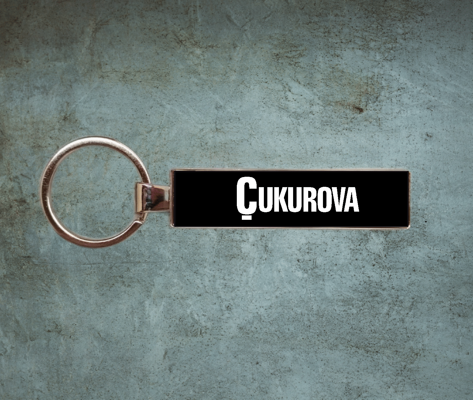Брелок автомобильный металлический Cukurova ( для строительной техники, трактор, погрузчик, бульдозер, экскаватор)