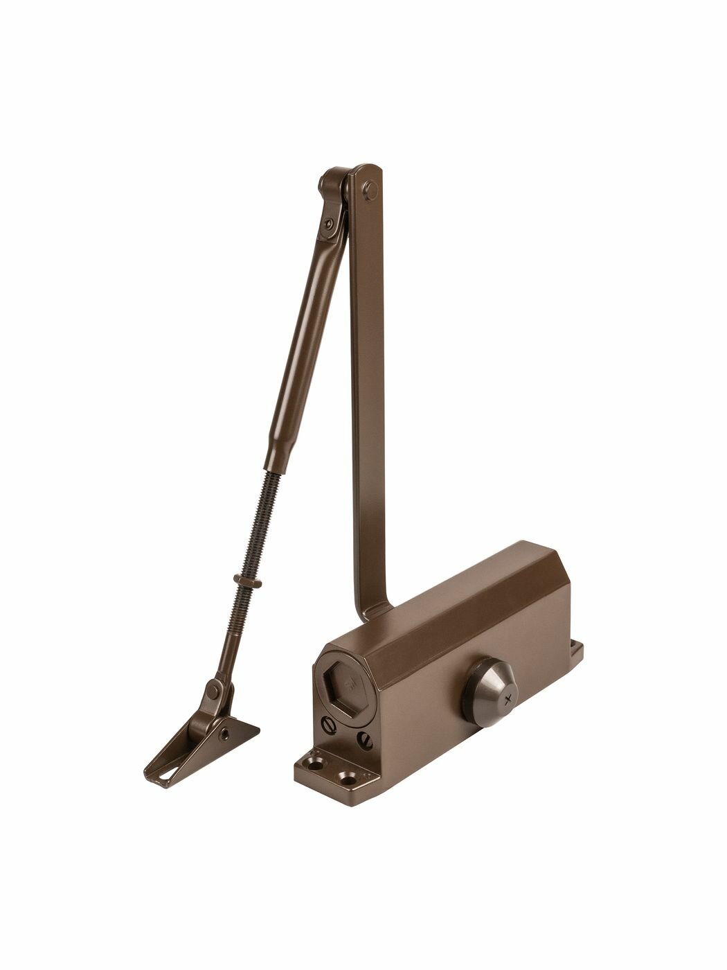 Доводчик дверной Ajax DCTR50-100 hold open BR коричневый