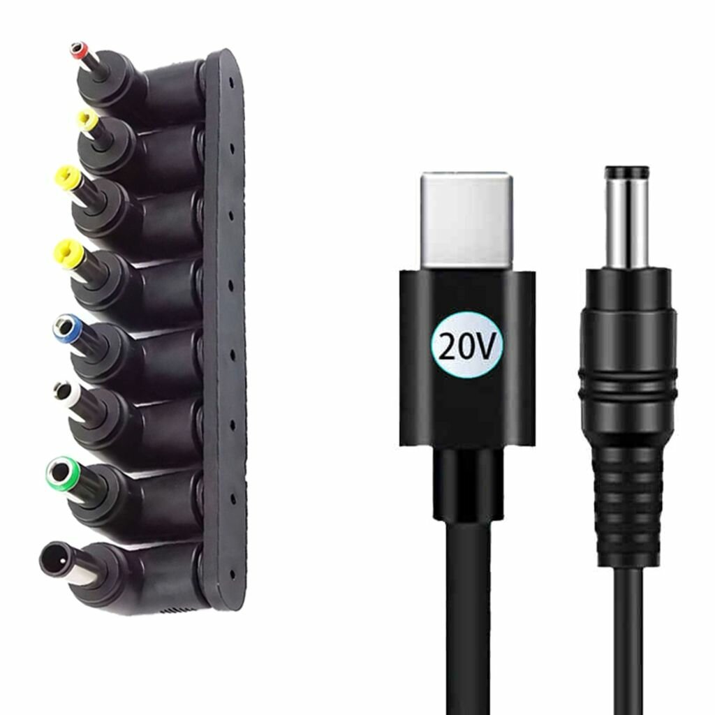 Универсальный Адаптер Питания DC5521 8 Адаптеров для Камер, Маршрутизаторов, Ноутбуков и Записных Книжек со Ствольной Вилкой 5,5x2,1 мм