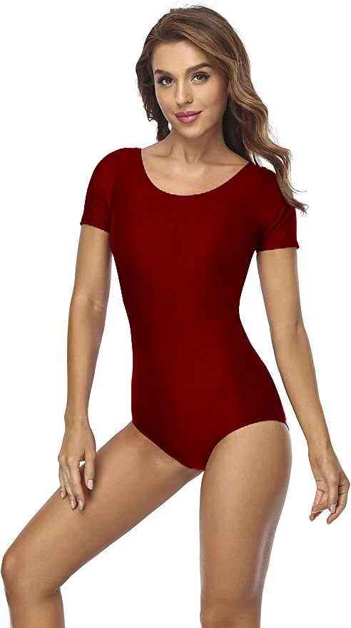 Speerise балетный костюм из спандекса для взрослых Красный, S, винно-красный