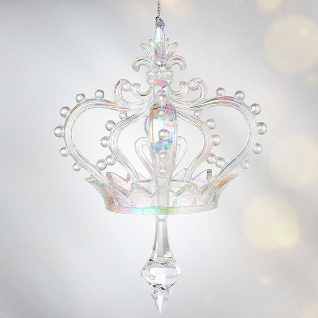 Елочная игрушка Корона для Принцессы Софи 13 см, подвеска, Forest Market, 190921