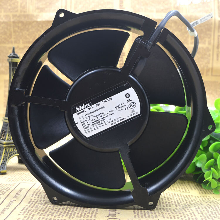 NIDEC Y17L48BS2AA5-09E02 BKV 301 216-130 DC48V 0.80A 4 wires Вентилятор охлаждения