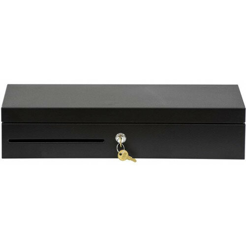 Денежный ящик АТОЛ FlipTop-B черный, 460*170*100, 24V, крышка для инкассации