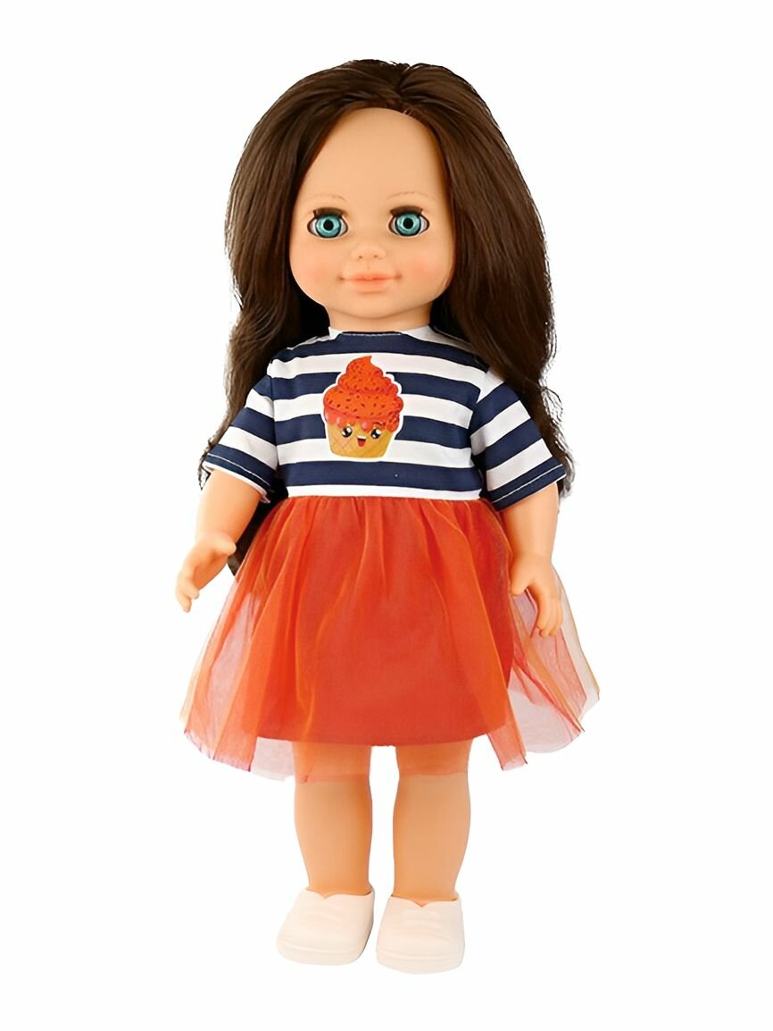 Детская говорящая кукла "Анна модница 2" для девочки с одеждой, большая пластиковая куколка с длинными волосами для сюжетно-ролевых игр, развивающая интерактивная игрушка для малышей, 42 см.