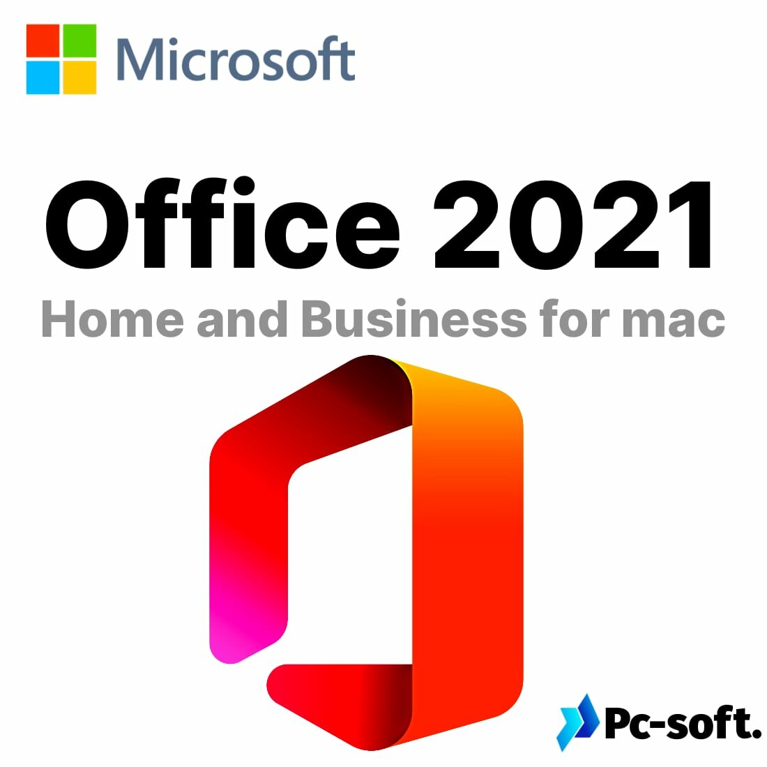 Ключ Microsoft Office Home and Business 2021, для MAC, бессрочная лицензия, 1 шт