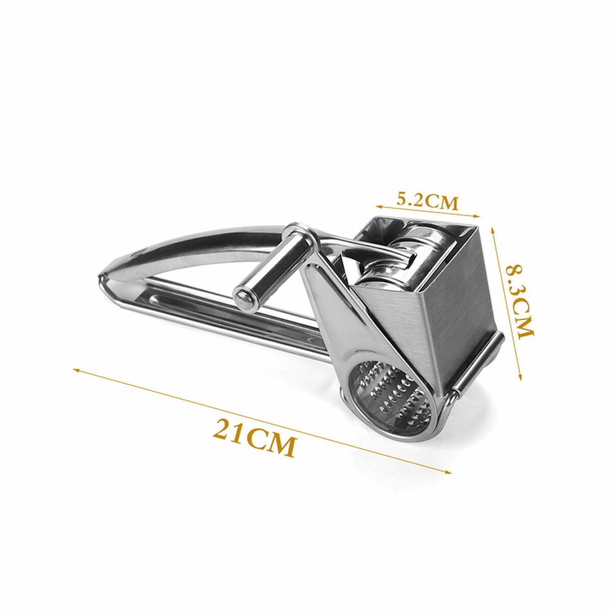 Терка Для Сыра Ручная Из Нержавеющей Стали 21.00X8.30X8.30Cm