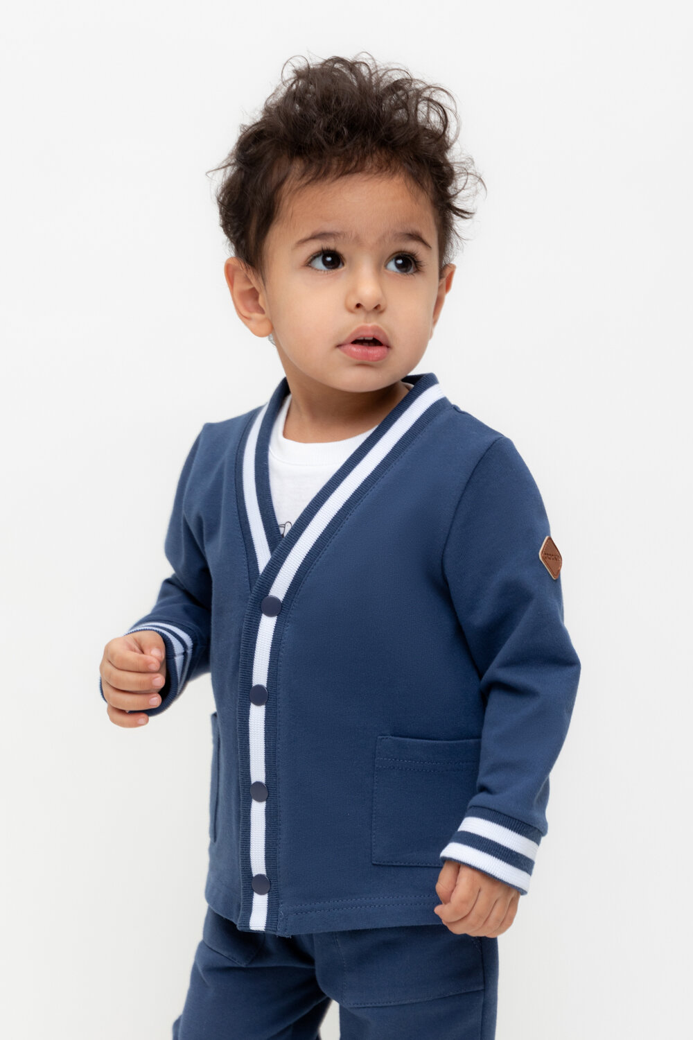 Кардиган КР 302750/синий космос к564