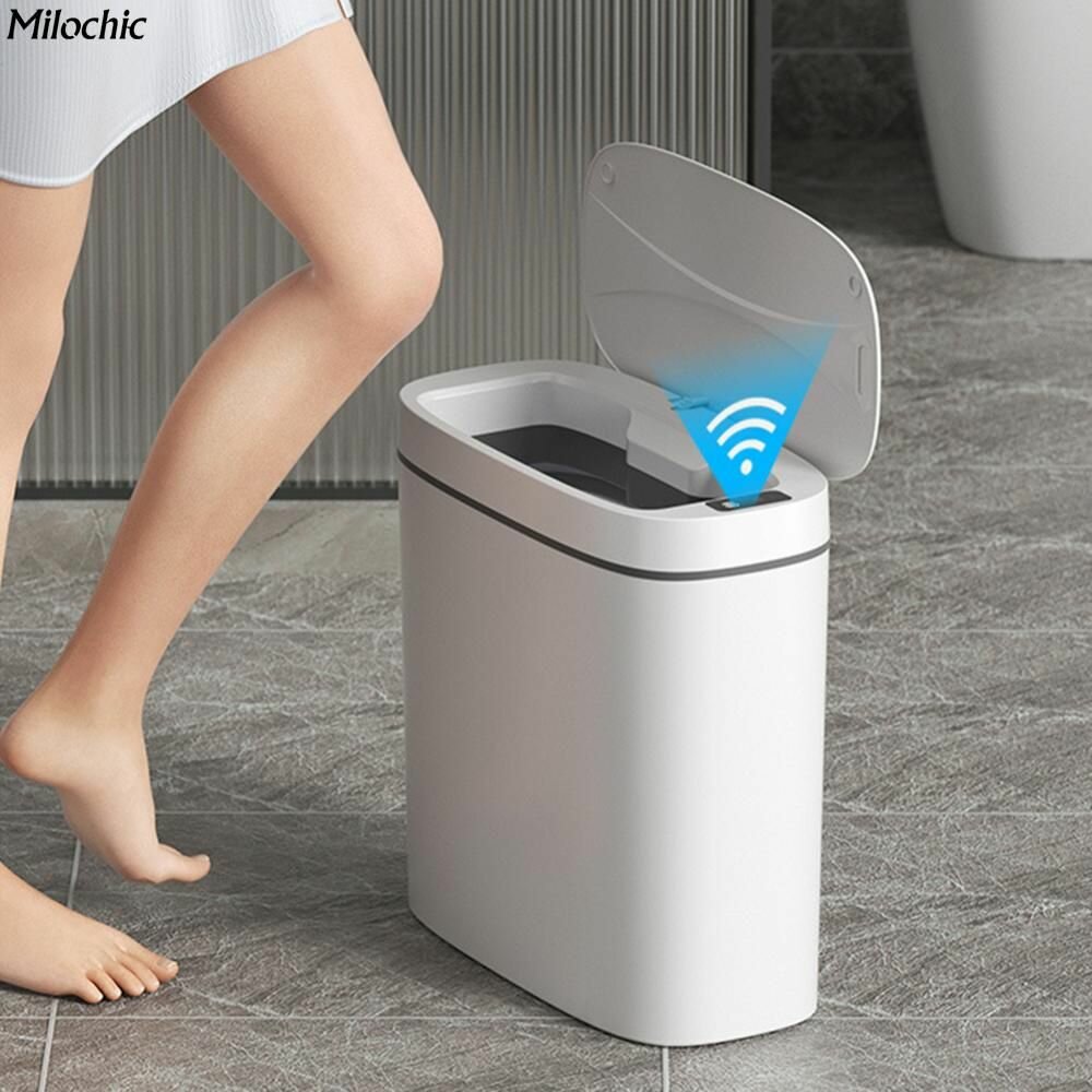 Мусорное ведро с интеллектуальным датчиком, 14 л, тип батареи, IPX5,310*305*150 мм
