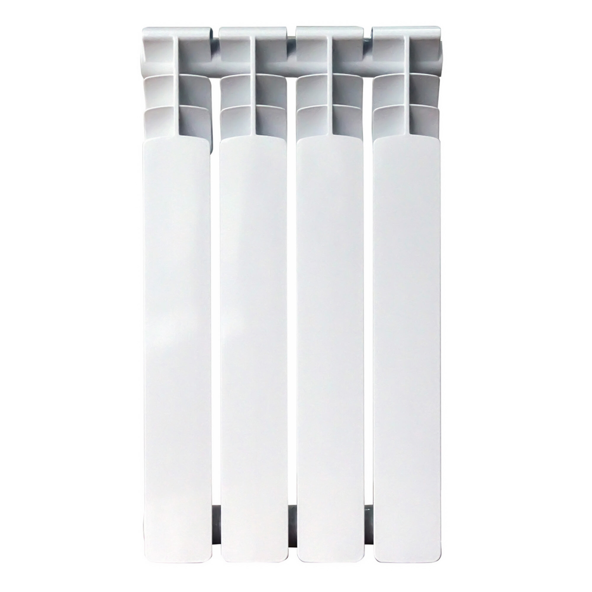 Радиатор секционный Le Heat Bimetal 500/100 4 секций боковое подключение биметалл белый