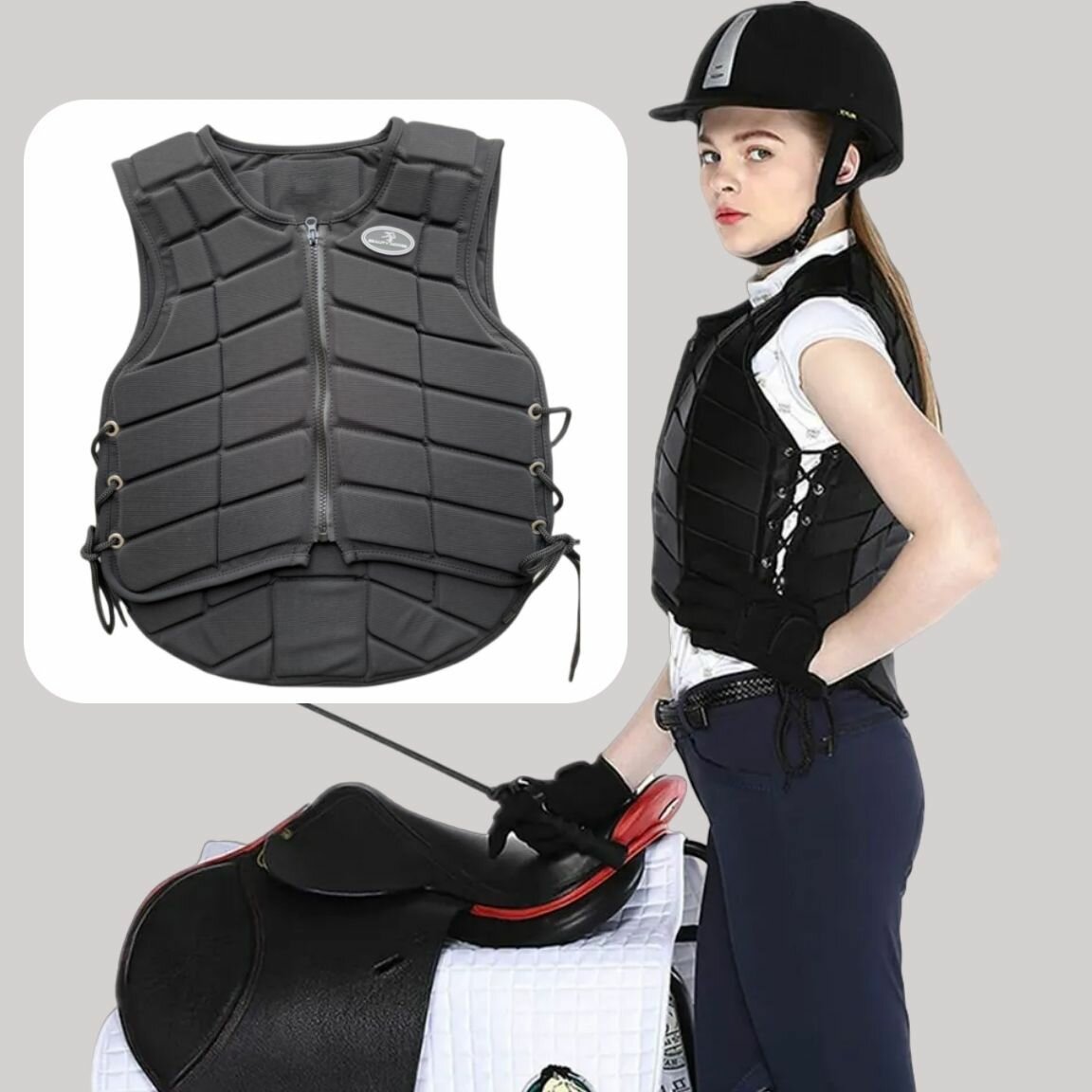 Конные спортивные доспехи BEAUTY HORSE (взрослый/ребенок), высота: S145-155