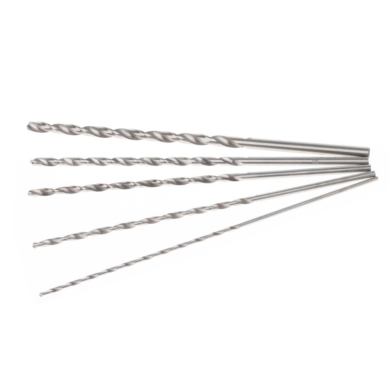 5 шт. Сверла HSS 2-5 мм, 152 мм, Черный